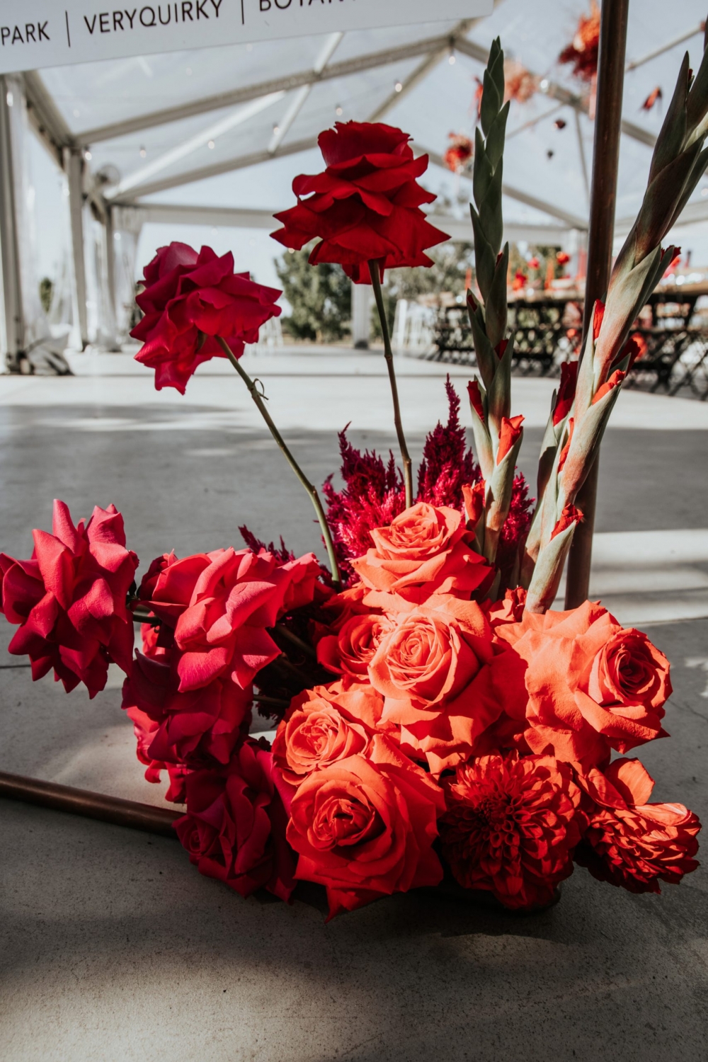Bright & Modern Red Styling ideas With "The Red Party" - Polka Dot Wedding