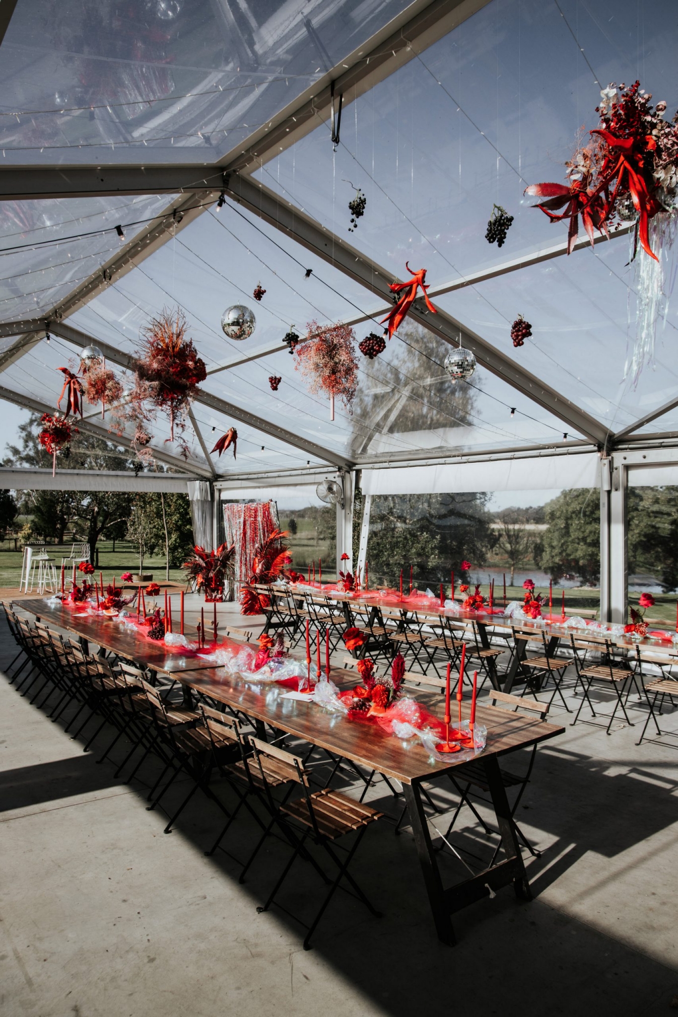 Bright & Modern Red Styling ideas With "The Red Party" - Polka Dot Wedding
