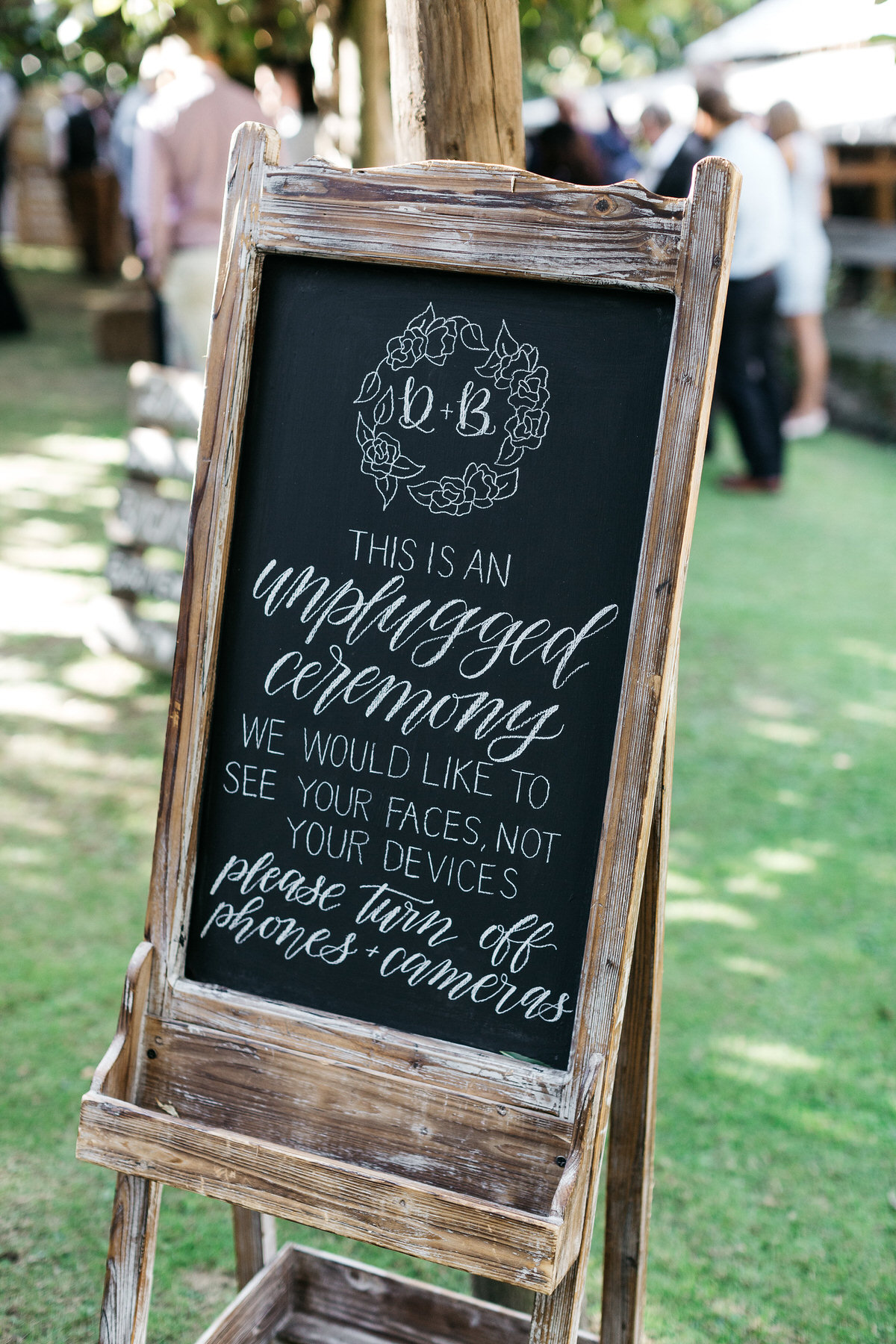 Unplugged Ceremony Sign Max 50 OFF